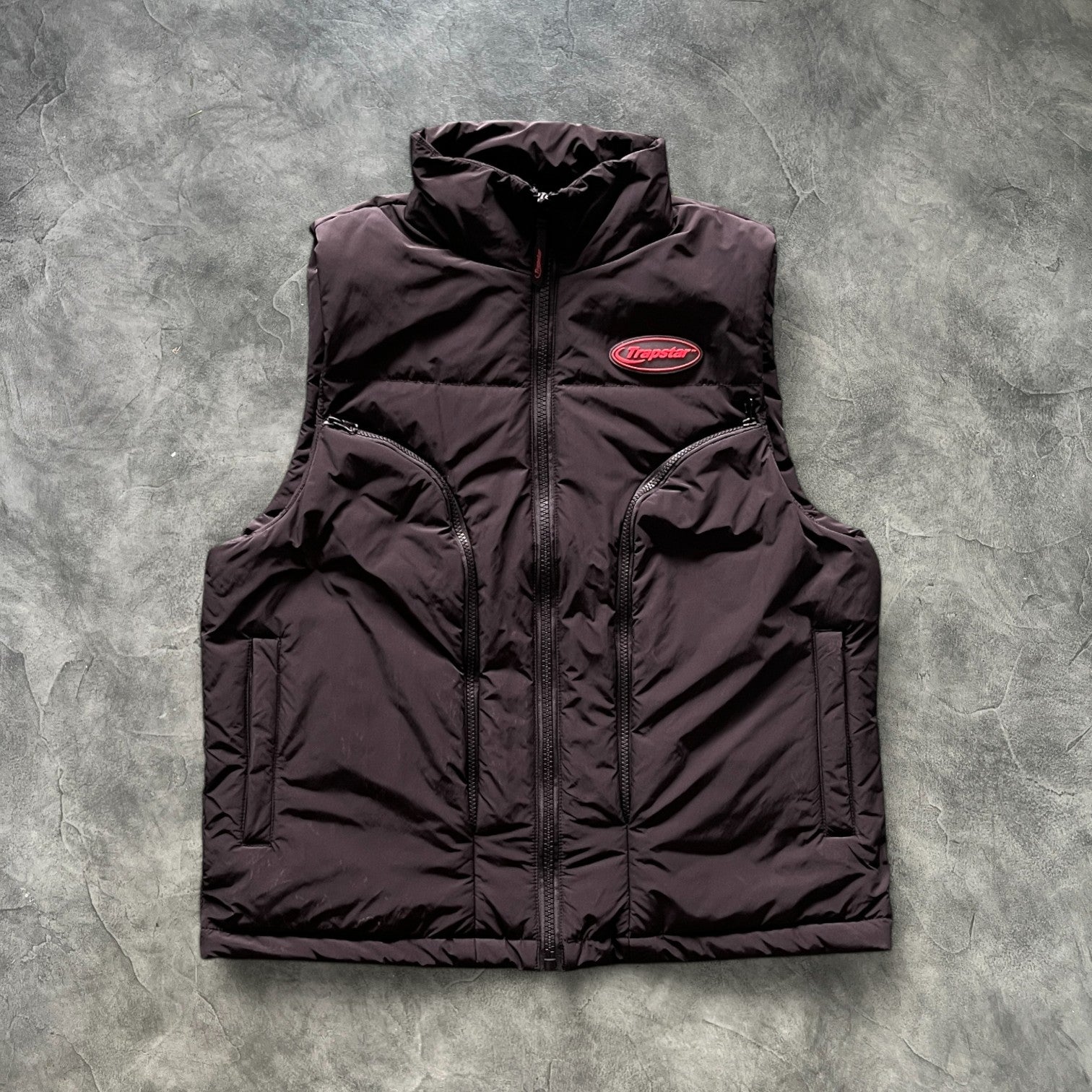 Trapstar Hyperdrive Gilet Black/Red – Vaulted