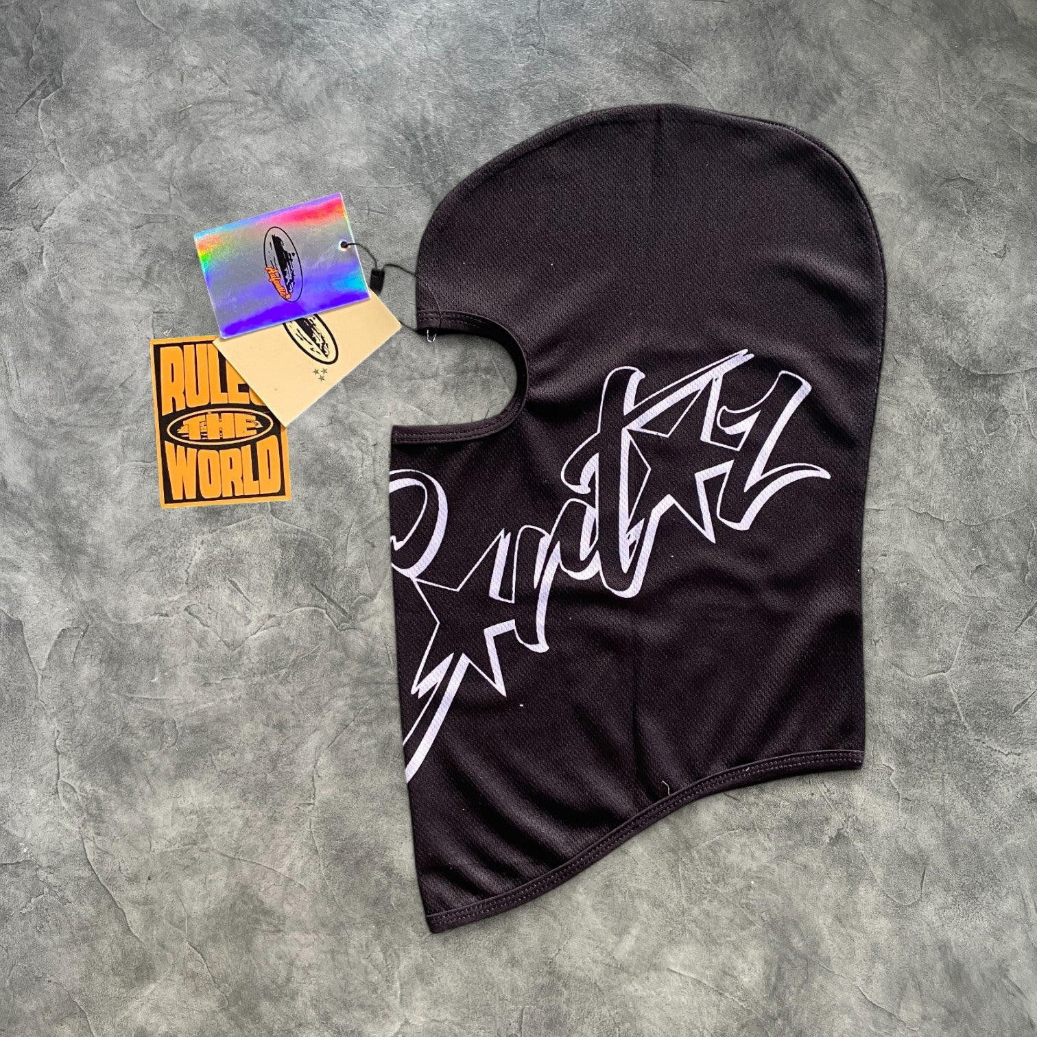 Corteiz Rules The World Ski Mask Black – Vaulted