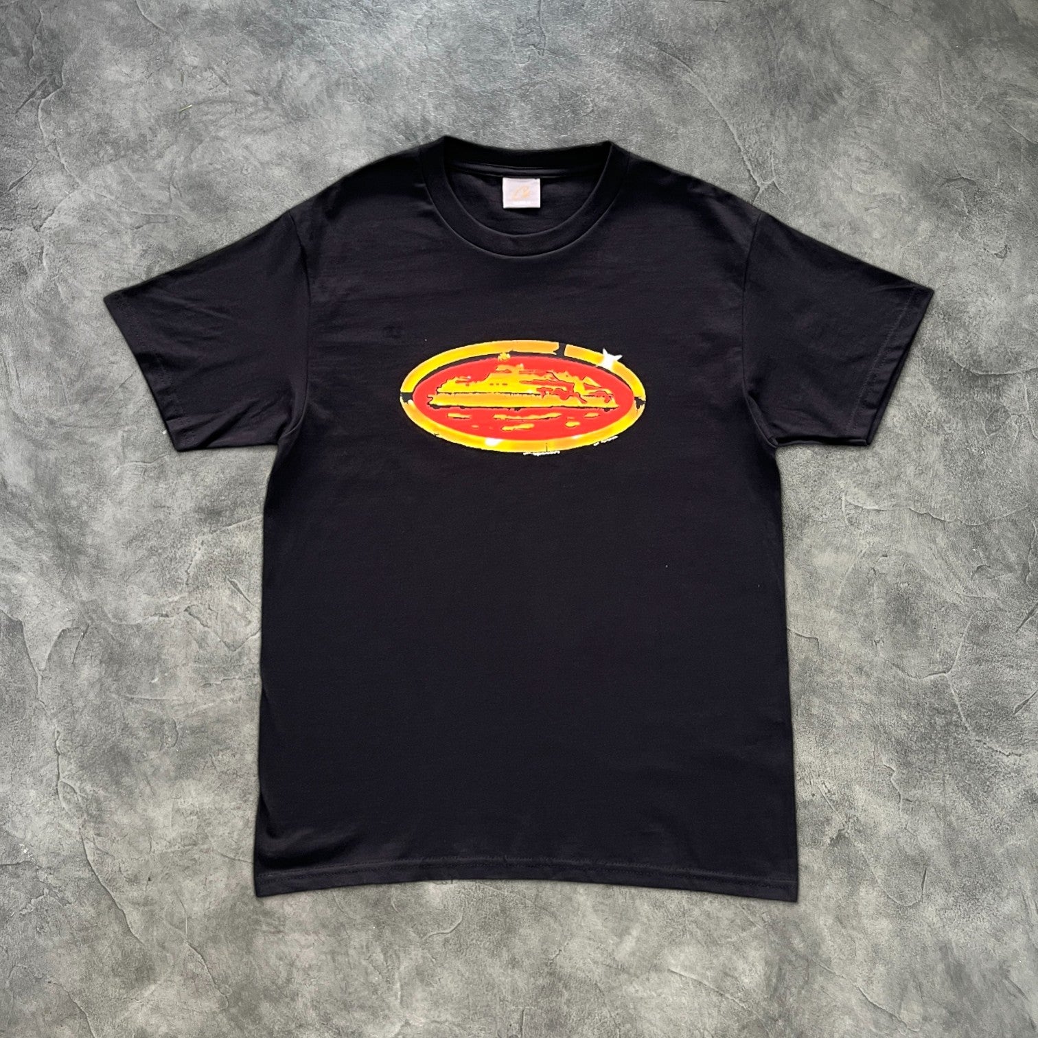 Corteiz Red Graffiti Round T-Shirt Black – Vaulted